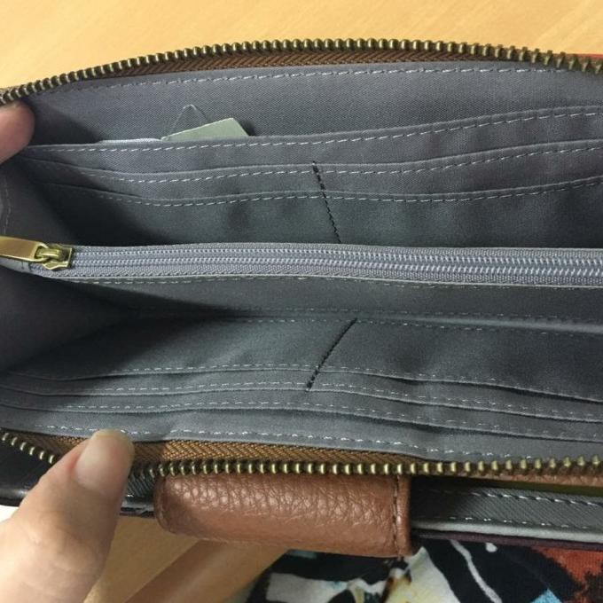 Jual Dompet Fossil Fosil Madison Zip Clutch Original Asli Baru | Shopee ...