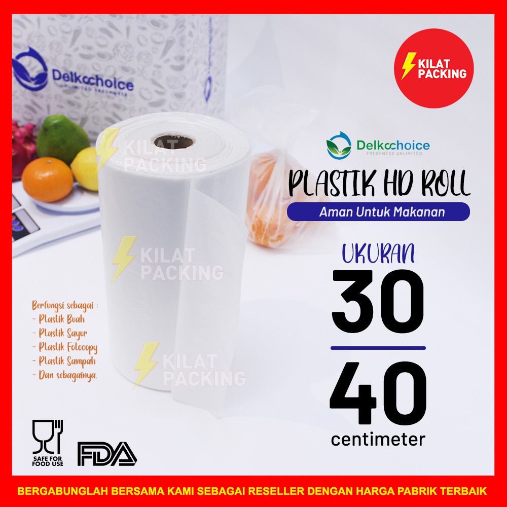 Jual Plastik HD Roll Buah / Plastik Sayur / Plastik Fotocopy / Plastik ...