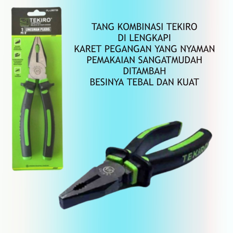 Jual Tang kunci kombinasi 7 inch kupas potong japit jepit kabel listrik ...