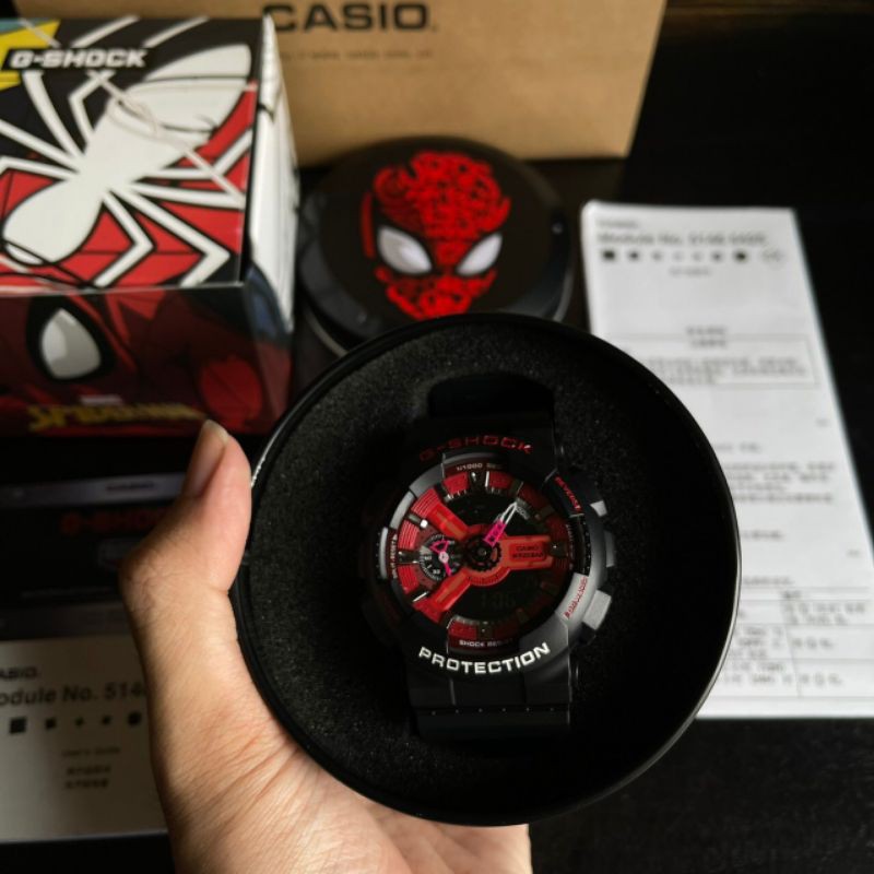Jual JAM TANGAN GSHOCK X SPIDERMAN | Shopee Indonesia