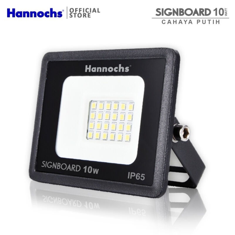 Jual Lampu Led Floodled SIGNBOARD Hannochs 10w 10 Watt Sorot Outdoor ...