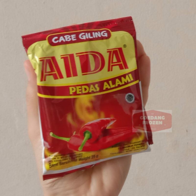 Jual Cabai Giling Bubuk Aida 25gr | Shopee Indonesia