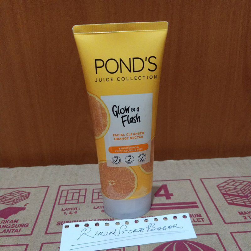 Jual Ponds Juice Collection Cleanser Orange Nectar 90G | Shopee Indonesia