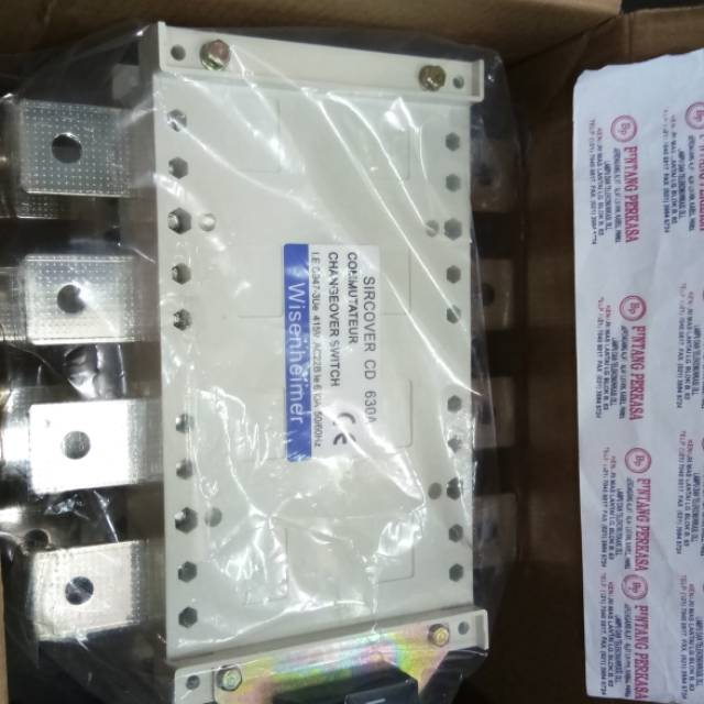 Jual Change over switch atau cos type sircover CD 630A/4pole merk ...