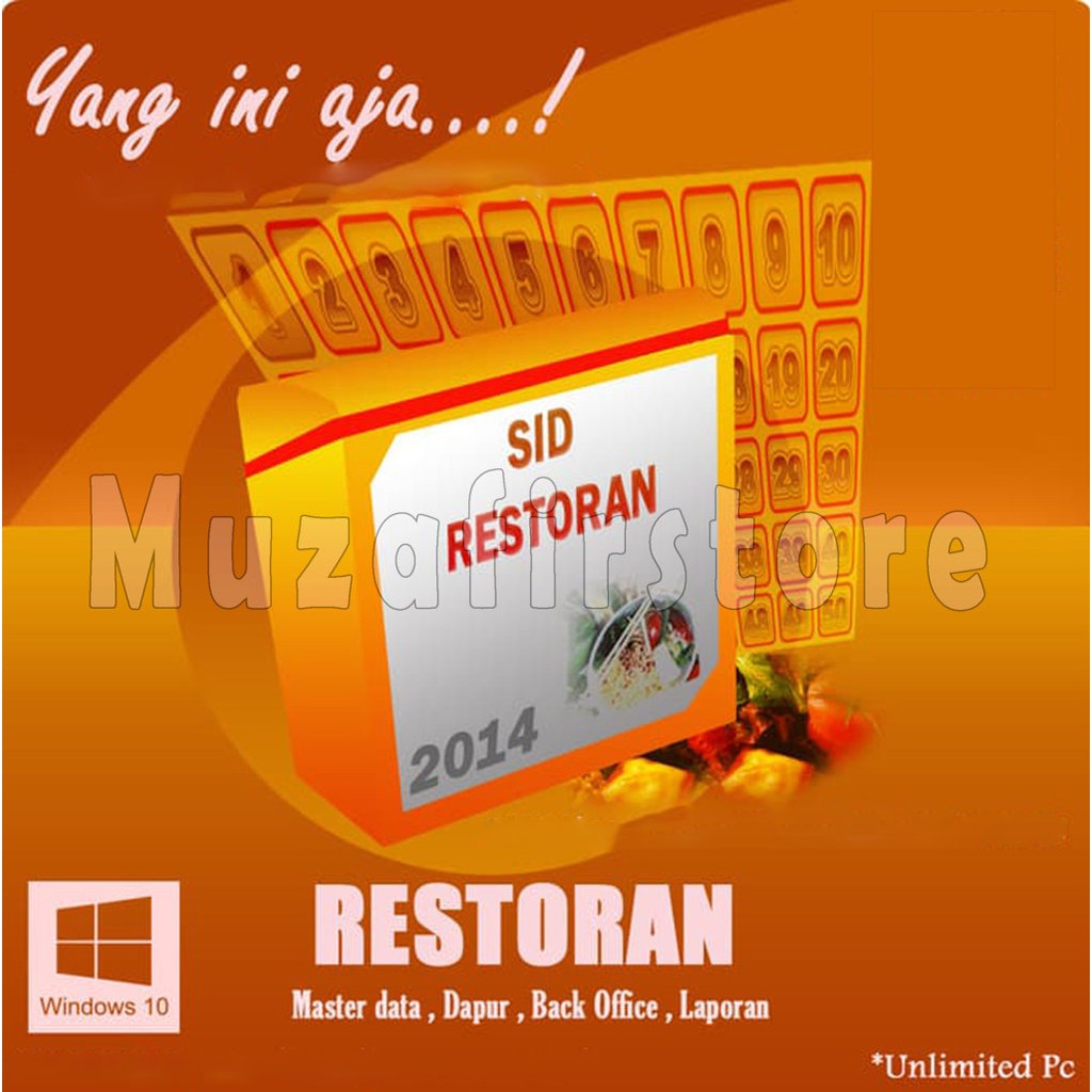 Jual Software Kasir Restoran dan Kafe SID Full unlimited | Shopee Indonesia