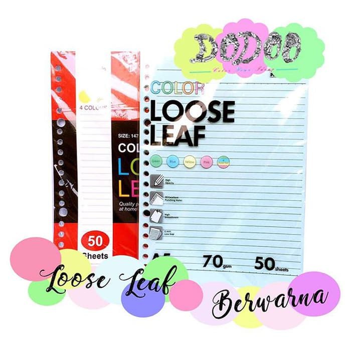 Jual Isi Kertas Binder - Kertas File - Kertas Note Kertas A5 Isi 50 ...