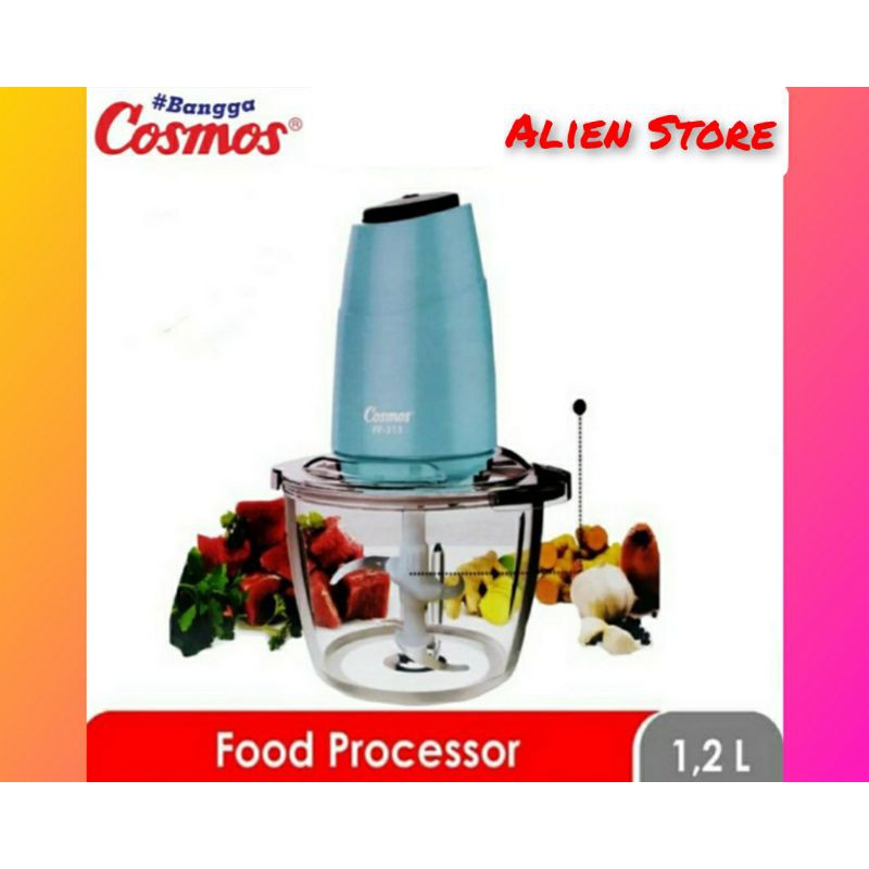 Jual Cosmos FP 313 Food Processor With Turbo Knob 1,2 Liter FP313 TOSCA ...