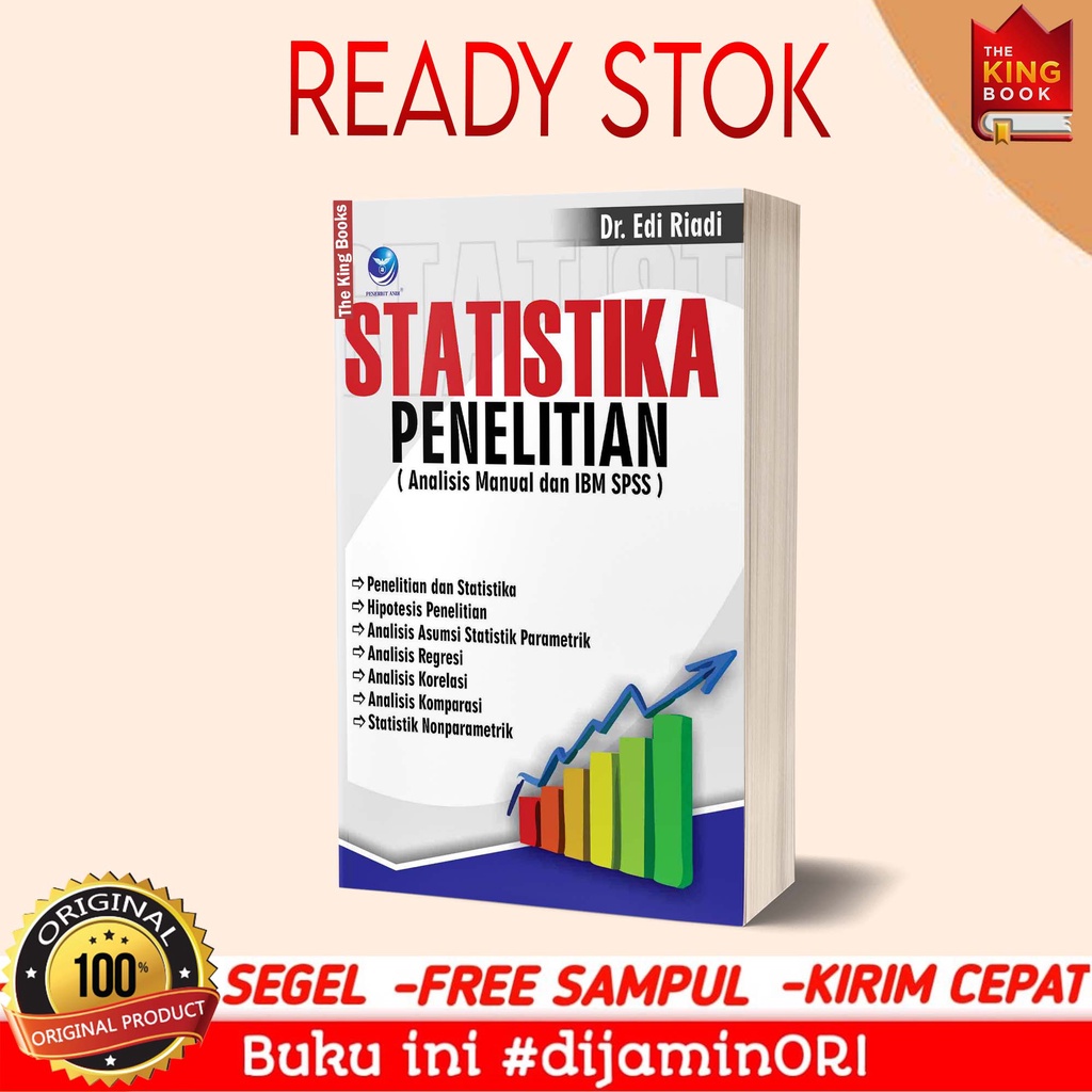 Jual Buku Statistika Penelitian Analisis Manual IBM SPSS Edi Riadi ...
