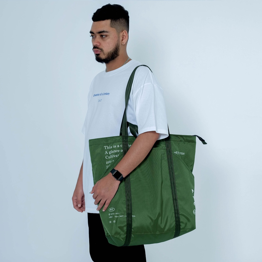 Jual UNKL347 Tas Totebag Besar Warna Hijau Bahan Cordura STEO | Shopee ...