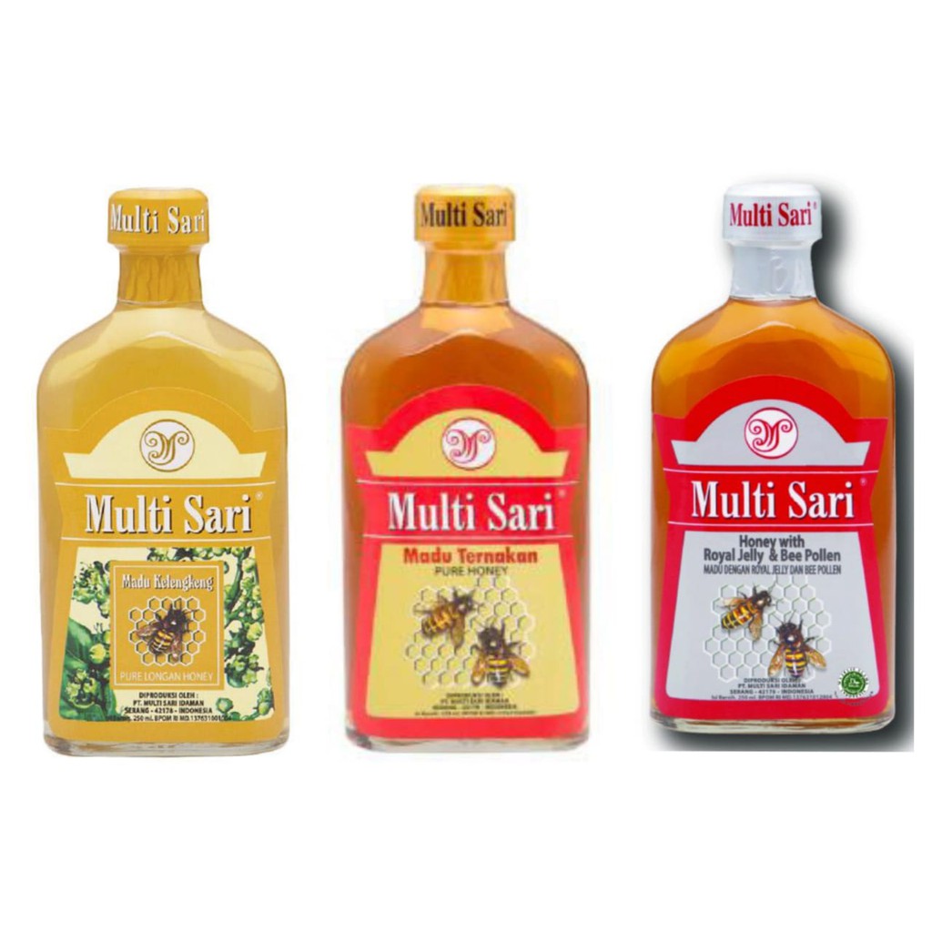 Jual Madu MULTISARI All Varian 250ml | Shopee Indonesia