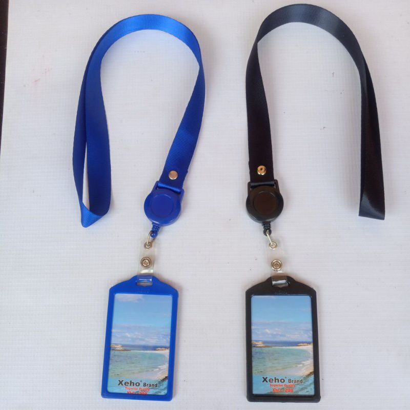 Jual Tali Lanyard Yoyo Gantung Polosan -Name Tag Id Card Holder ...