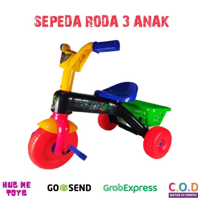 Jual Mainan Sepeda Anak Roda Tiga Roda 3 Plastik TM612 | Shopee Indonesia