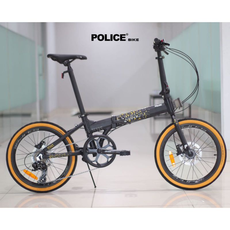 Jual Sepeda lipat police texas new 2022 | Shopee Indonesia