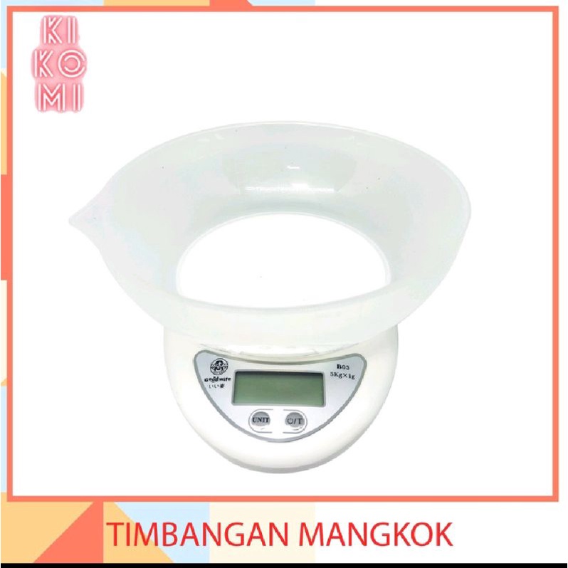Jual Timbangan Digital Dapur Mangkok 5kg / Timbangan Kue Tepung 5kg | Shopee Indonesia