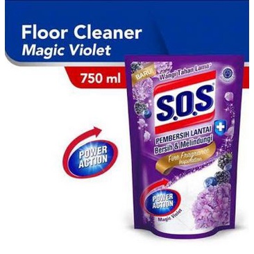 Jual ORIGINAL SOS Pembersih Lantai REFILL 750ml / SOS Floor Cleaner ...