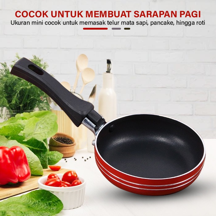 Jual GM Bear Fry Pan Mini 1072 - Teplon Penggorengan Mini | Shopee ...