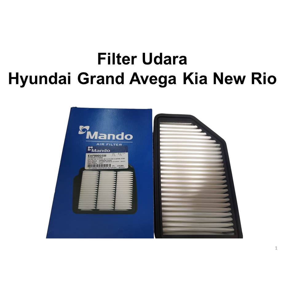 Jual Filter Udara Grand Avega Kia New Rio Saringan Air Filter Udara ...