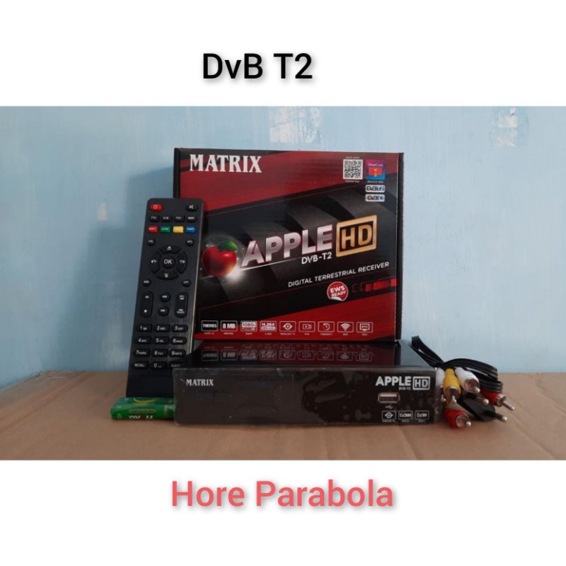 Jual Set Top Box Dvb T2 matrix apple HD (New) | Shopee Indonesia