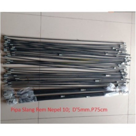 Jual Pipa slang Rem besi Nepel 10 (kunci10) Diameter 5mm Panjang 75cm ...