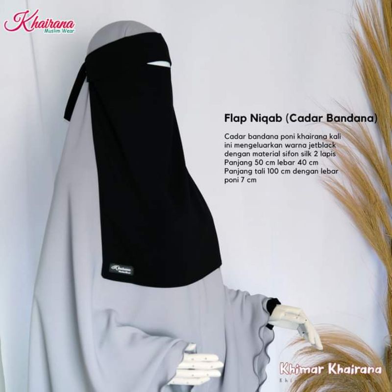 Jual Cadar bandana dan cadar bandana poni by khairana | Shopee Indonesia