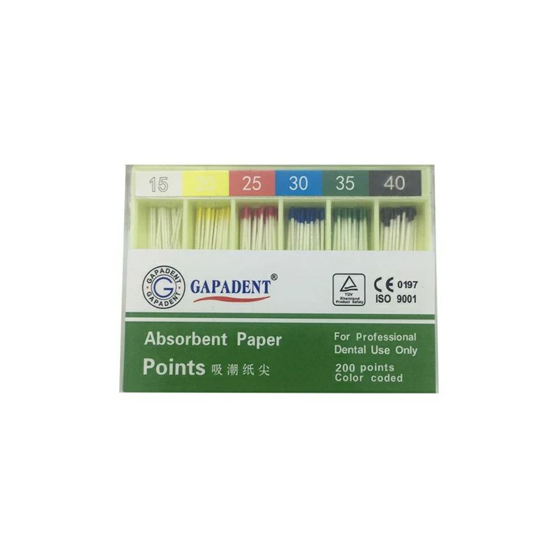 Jual Dental paper point gapadent / papper points Endo PSA size 15-40 ...