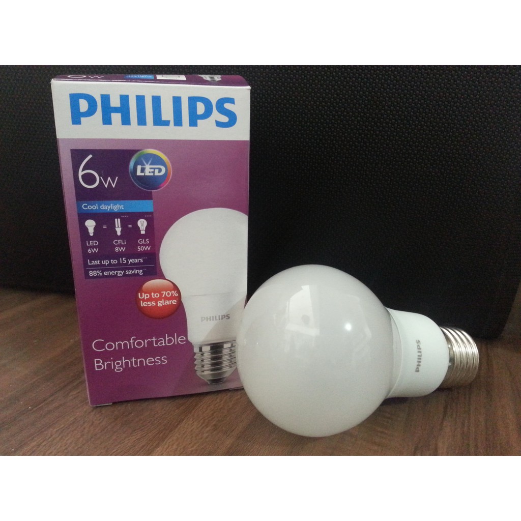 Jual Lampu LED Philips 6W hemat energi | Shopee Indonesia
