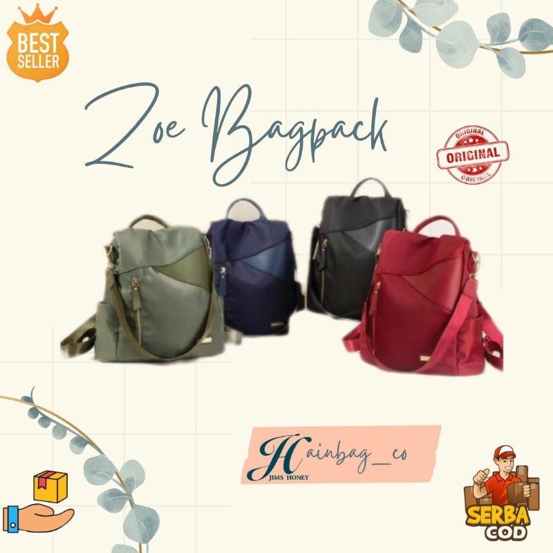Jual Jim's Honey - Zoe Backpack // TAS RANSEL ANTI BASAH CLUB BY ...