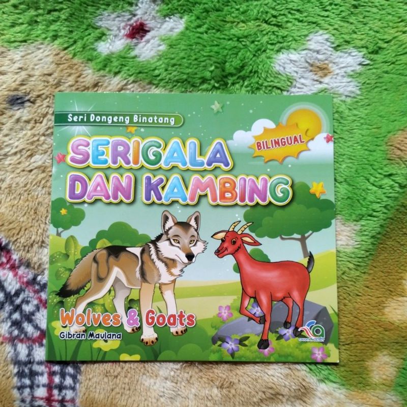 Jual ORIGINAL BUKU CERITA ANAK SERI DONGENG BINATANG SERIGALA DAN ...