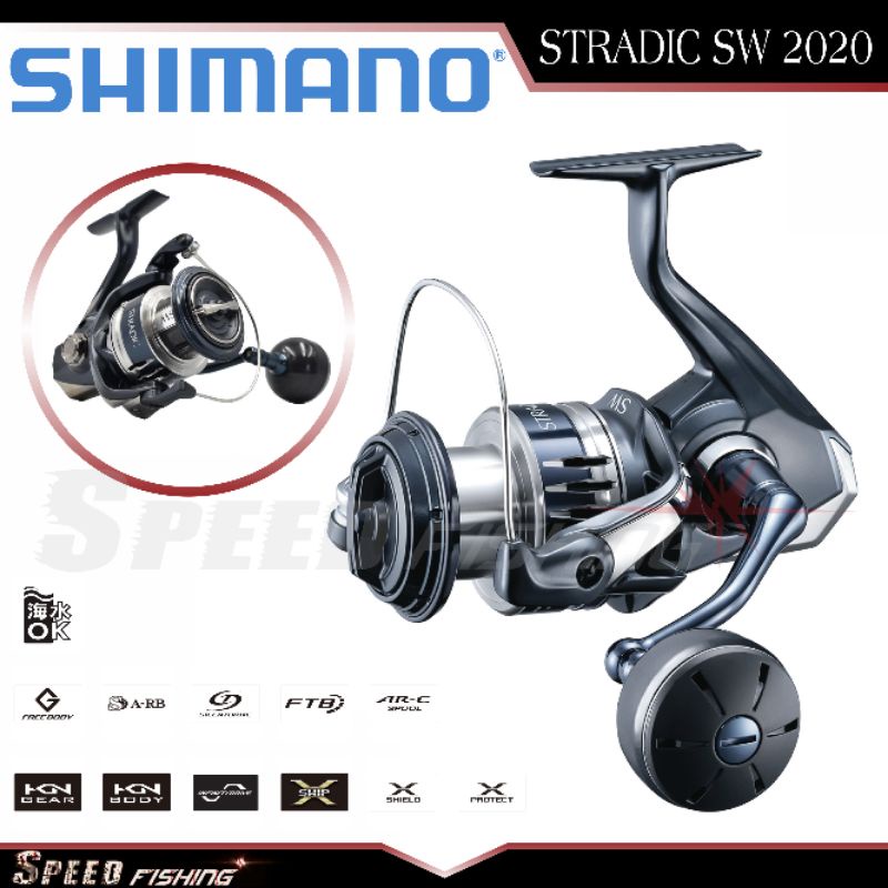 Jual Reel Shimano Stradic 2020 SW 4000 HG 5000XG 5000 PG 6000 HG 6000XG 8000 10000 Stradic SW ...