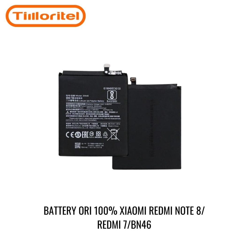 Jual BATTERY BATERAI BATRE ORIGINAL XIAOMI REDMI 7 / REDMI NOTE 8 ...