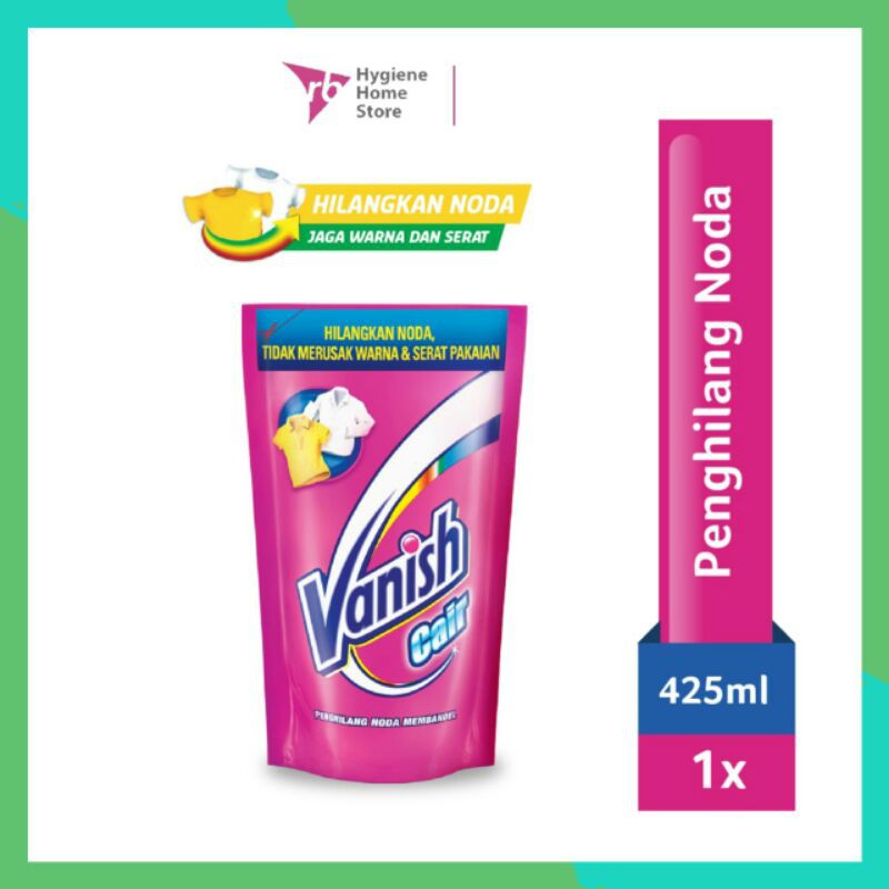 Jual Vanish Pink Liquid Pouch 425 ml | Shopee Indonesia