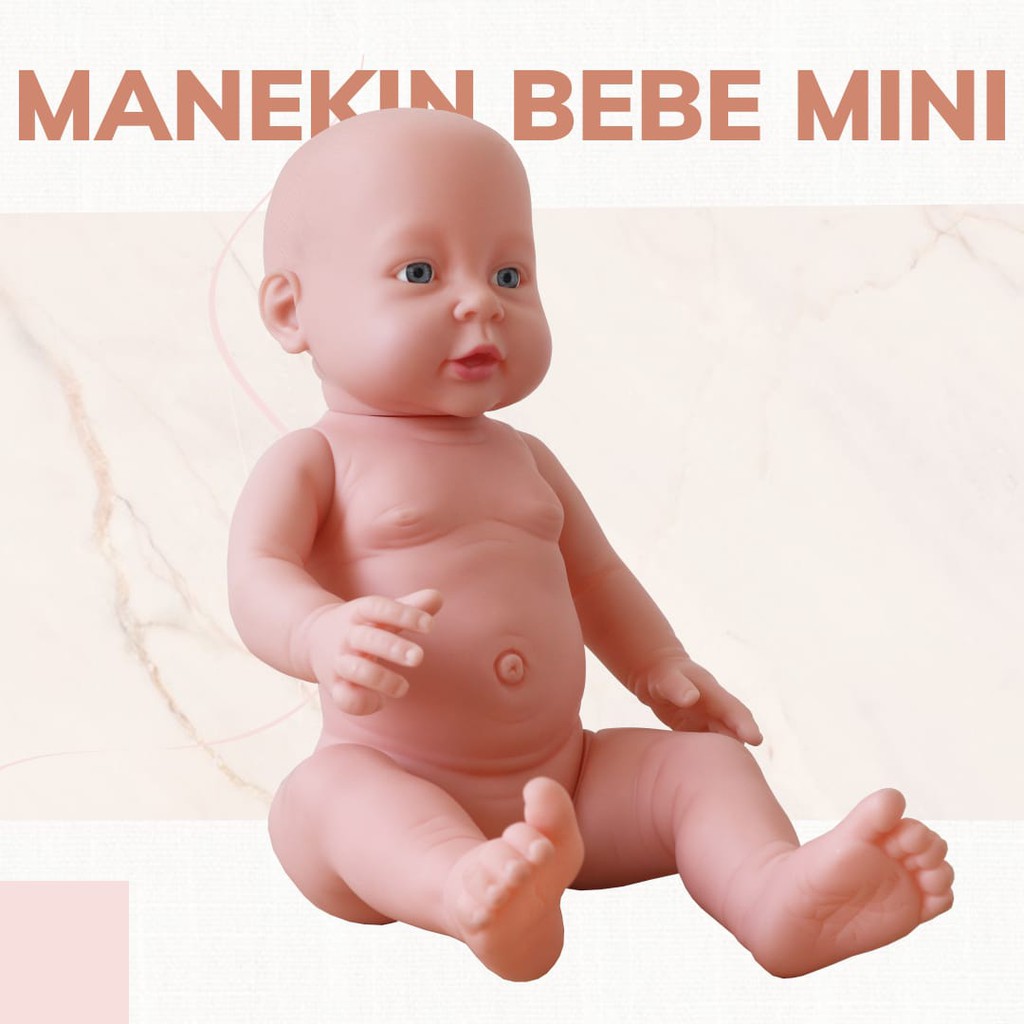 Jual MANEKIN BEBE MINI Patung Bayi Ukuran Mini Bahan PVC Premium Impor ...