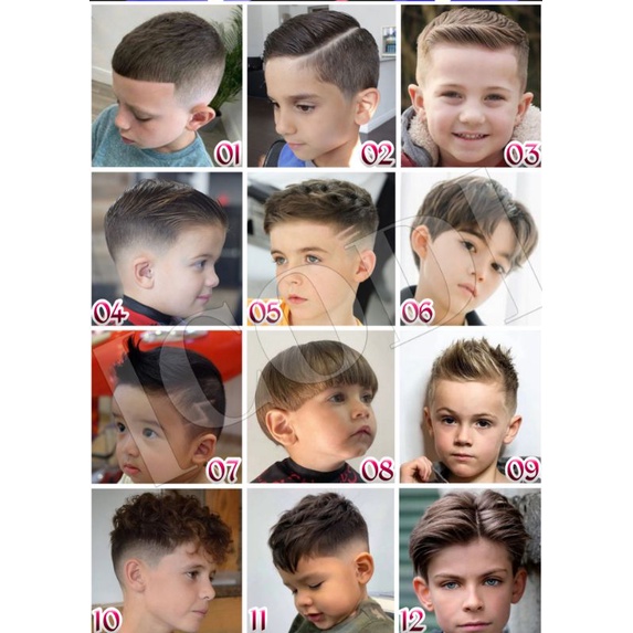 Jual COD!! POSTER MODEL RAMBUT PRIA DEWASA & ANAK UNTUK PANGKAS RAMBUT ...