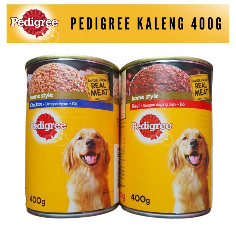 Jual Pedigree Beef Kaleng 400gr / Makanan Basah Kaleng / Dog Food / Wet ...