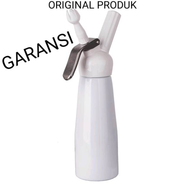 Jual tabung dispenser wipping cream full alumunium 500ml (BESAR ) belom ...