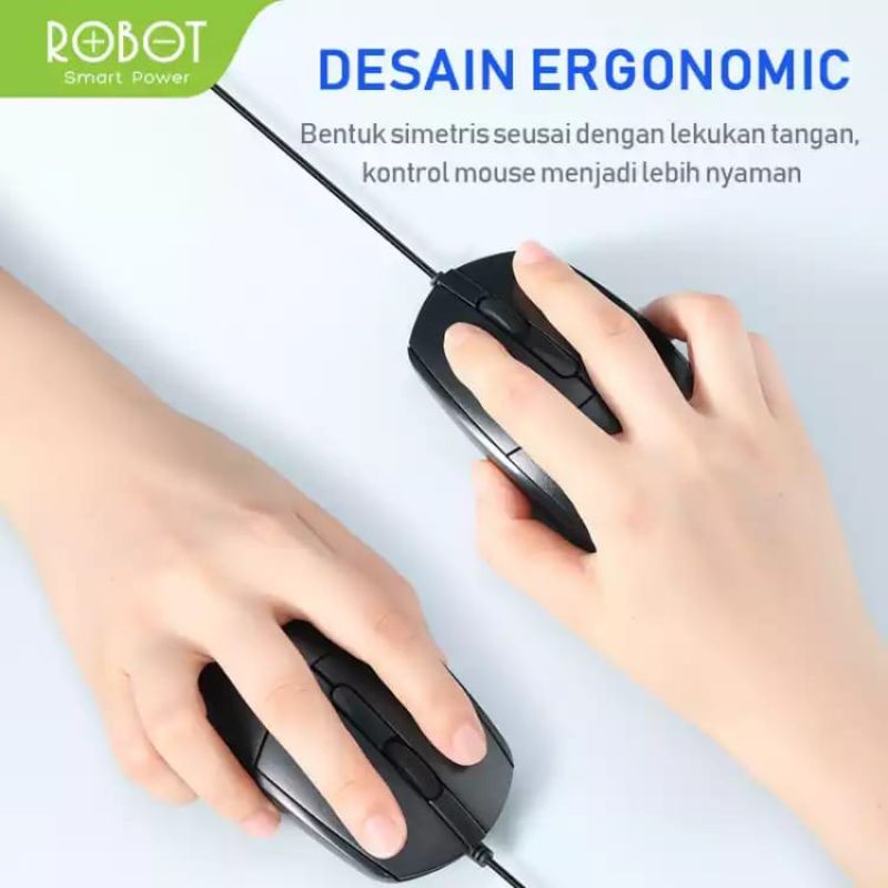 Jual MOUSE ROBOT M120 USB KABEL | Shopee Indonesia