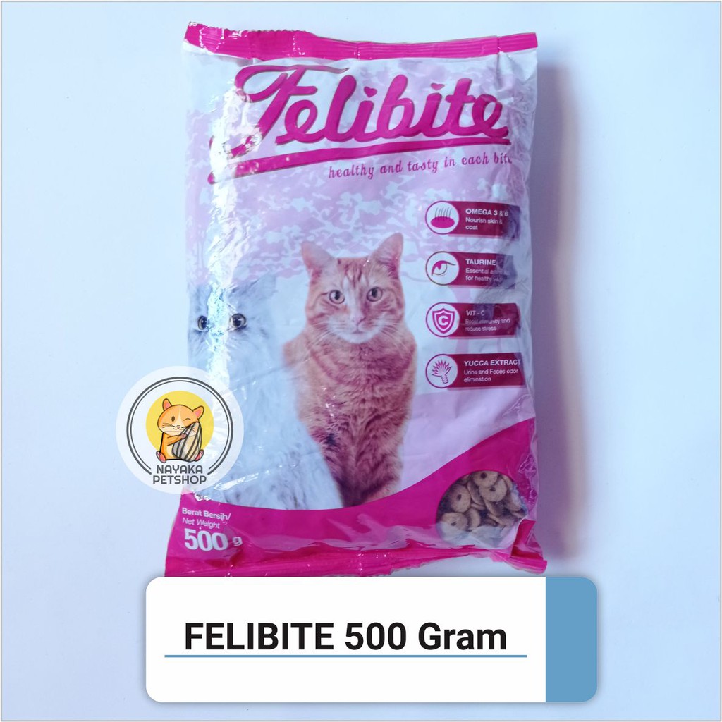 Jual Felibite 500 gr Pakan Makanan Hewan Kucing Cat Food | Shopee Indonesia