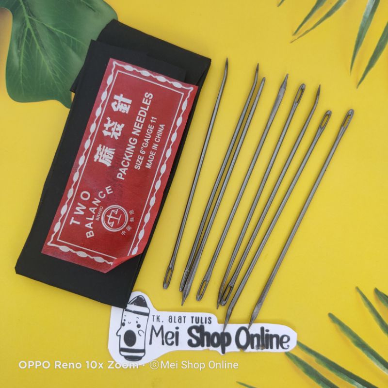 Jual Jarum Jahit Karung / Jarum Goni / Packing Needles (1BIJI) | Shopee ...