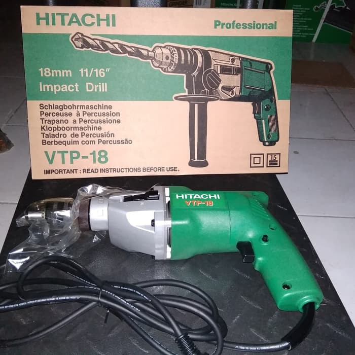 Jual Impact Drill/Bor VTP 18 Hitachi | Shopee Indonesia
