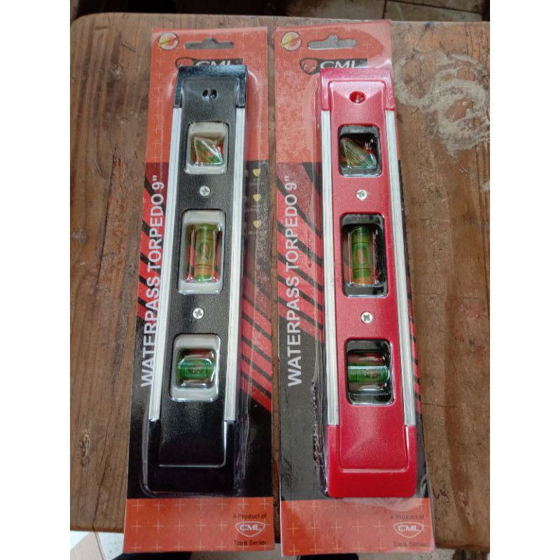 Jual Waterpass Alat Ukur 9" Waterpas Torpedo Pendek | Shopee Indonesia