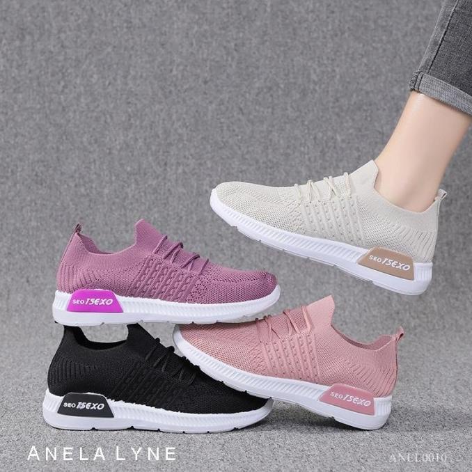 Jual SNEAKER FLYKNIT WANITA ANELA LYNE VALORA ANEL0010 | Shopee Indonesia
