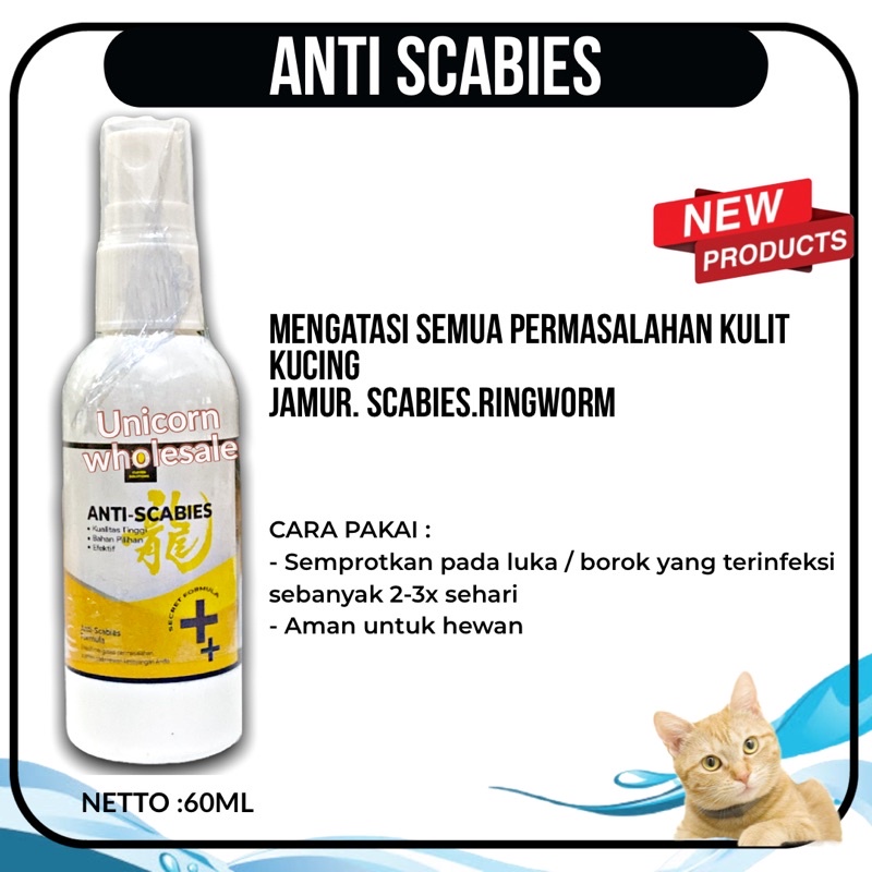 Jual OBAT JAMUR KUTU PARASIT CACING KUCING ANTI SCABIES DEMODEX ...