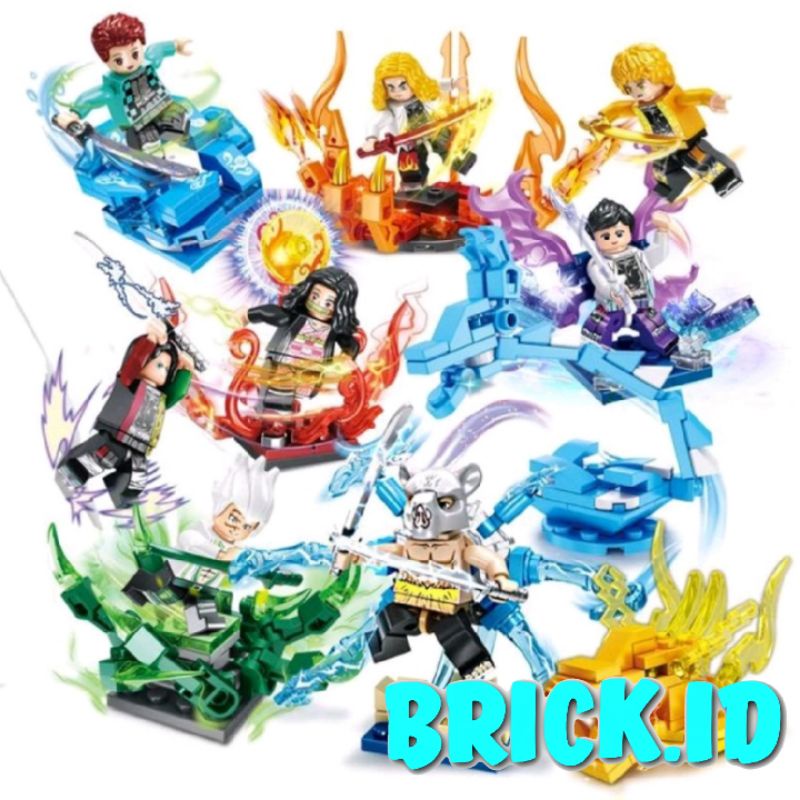 Jual Demon slayer mainan lego anime japan kimetsu no yaiba demon slayer ...