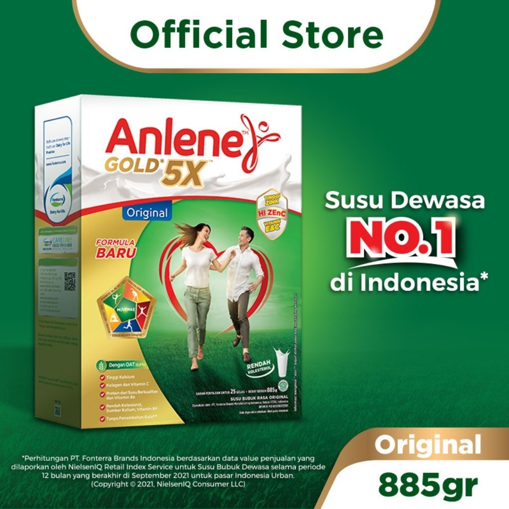 Jual Anlene Gold 5X - Original / Vanila / Coklat - 850 gr | Shopee ...