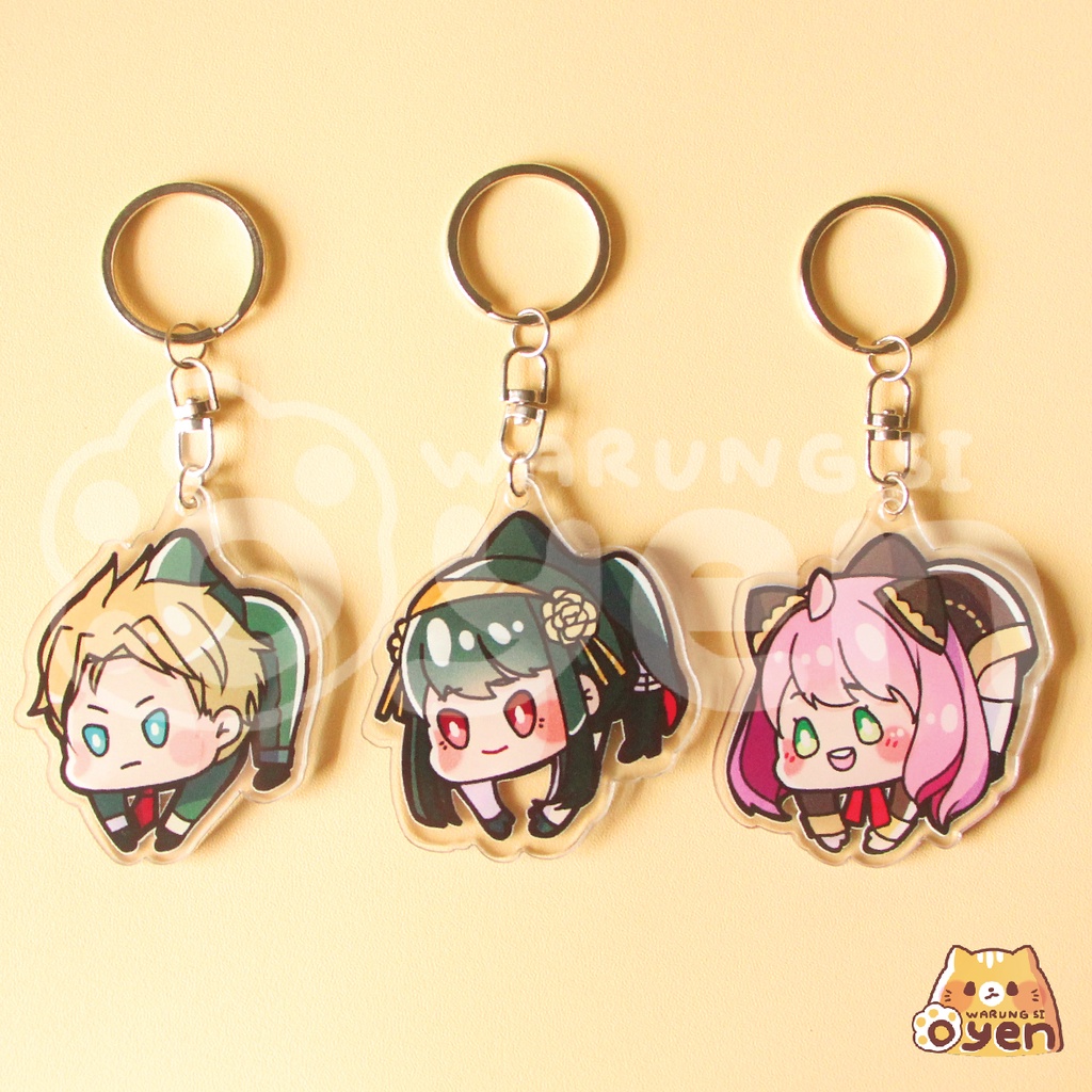 Jual Spy x Family Acrylic Keychain (Anya Yor Loid Forger) | Shopee ...