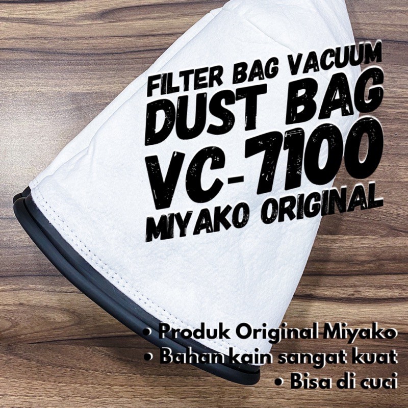 Jual Filter Vakum Miyako VC-7100 KANTONG VAKUM Dust Bag Kain Filter ...