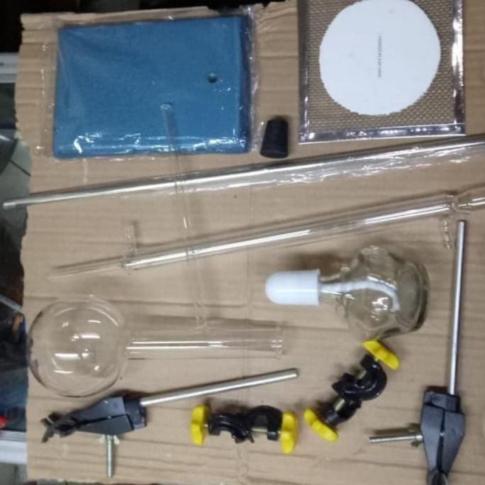 Jual Alat destilasi, kit destilasi, alat lab 500ml | Shopee Indonesia
