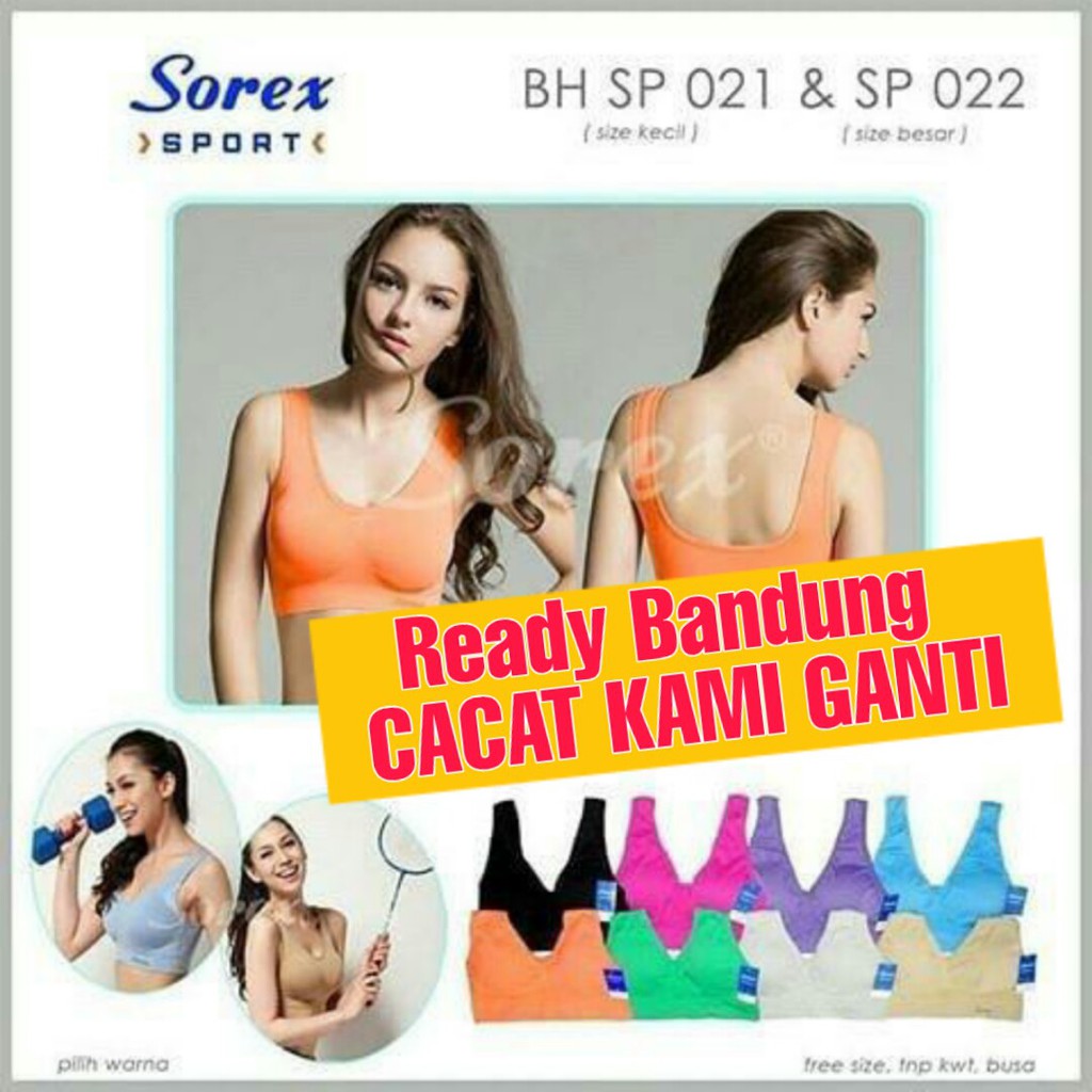 Jual Sorex Bra BH Senam Olahraga Sport SP021 / SP022 | Shopee Indonesia