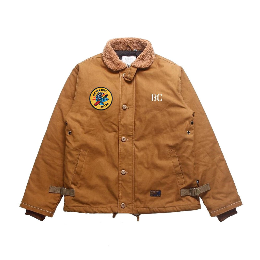 Jual BLUE CHAMBER N-1 DECK JAKET FRAY SS178 BROWN | Shopee Indonesia