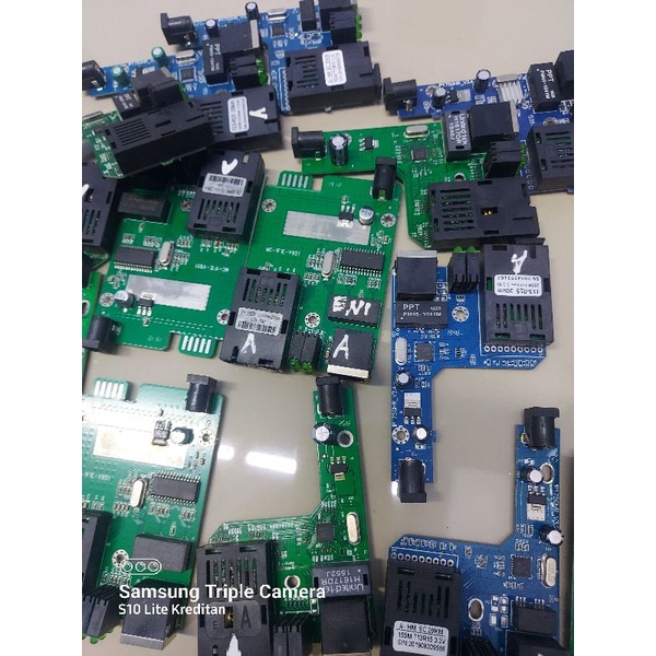 Jual HTB Switch Ethernet Media Fiber Optik Mode 1A+1LAN PCB ONLY ...